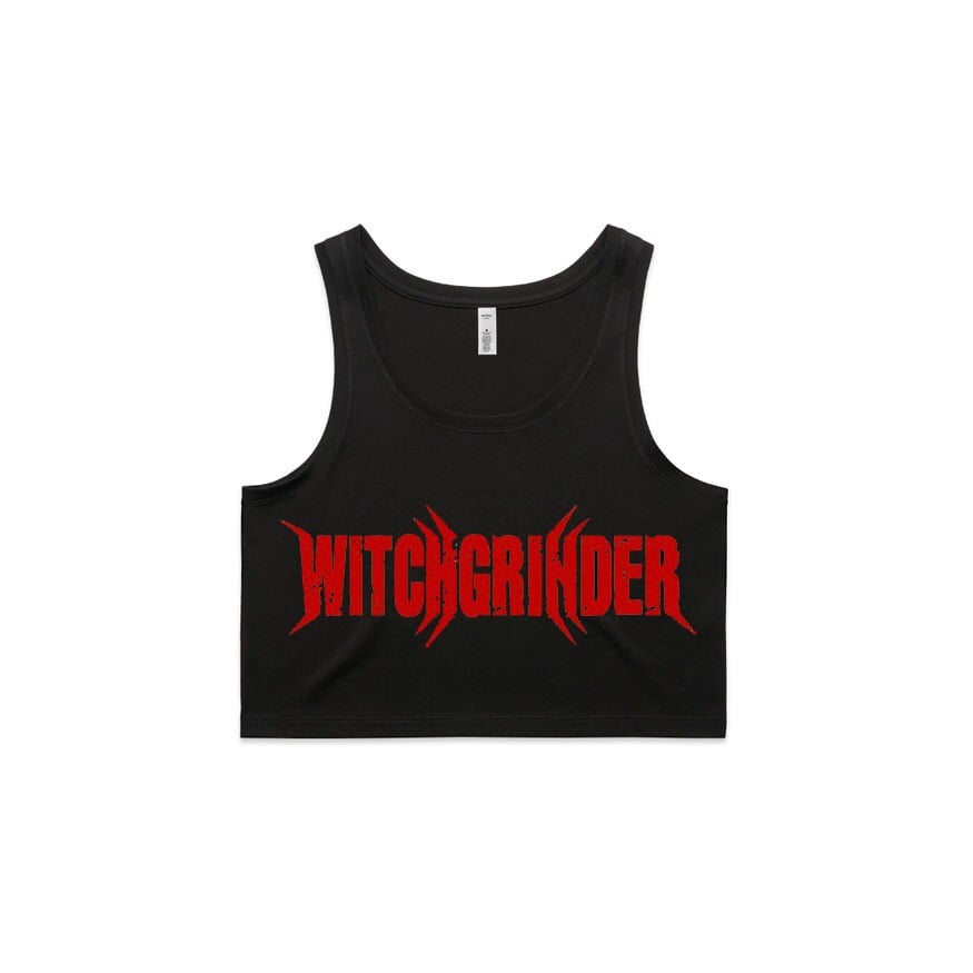 WITCHGRINDER - WOMENS BLOOD RED CROP TOP | WITCHGRINDER