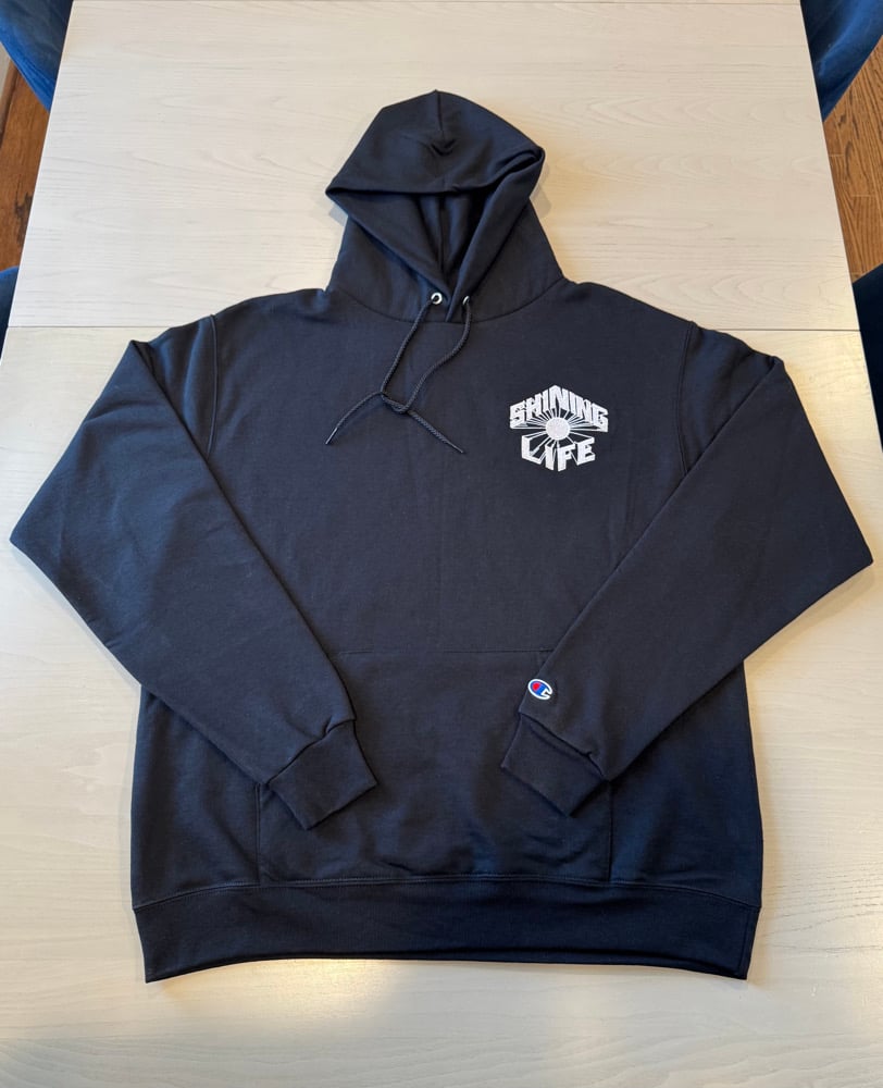 SLP-060: SHINING LIFE Embroidered Hoodie | Shining Life Press
