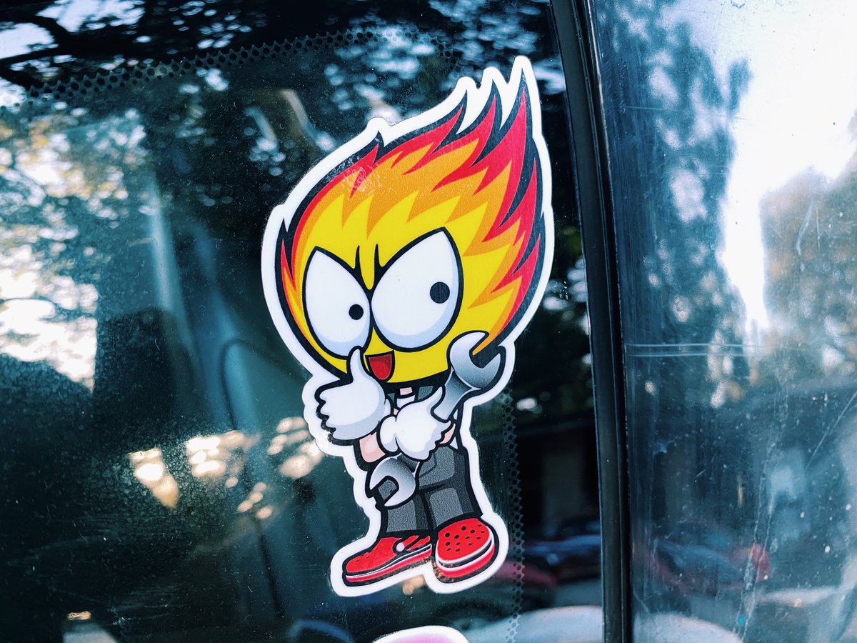 Heater Mechanic Sticker | Heat Maker