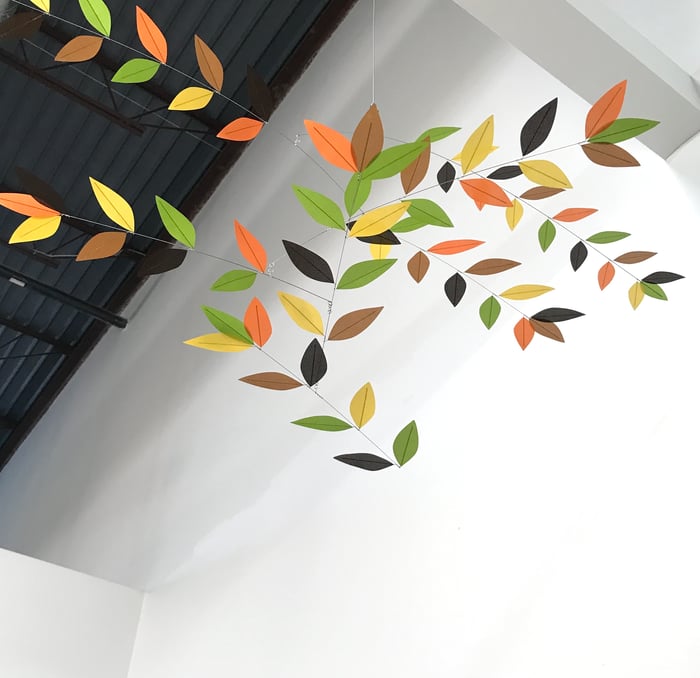 Timeline | Stylized Leaf Mobile | Jan R. Carson