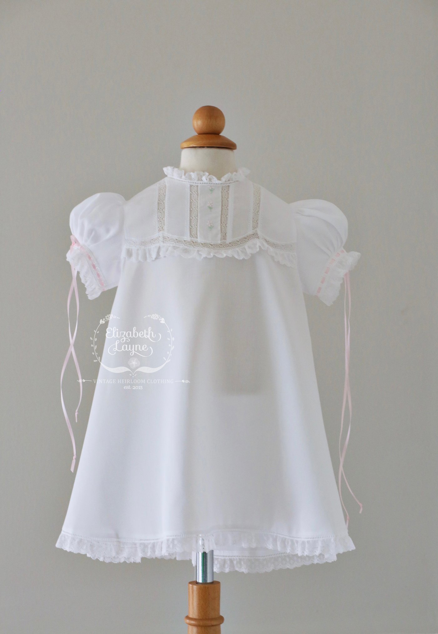 Lulu Scalloped Yoke Dress | Elizabeth Layne Heirloom