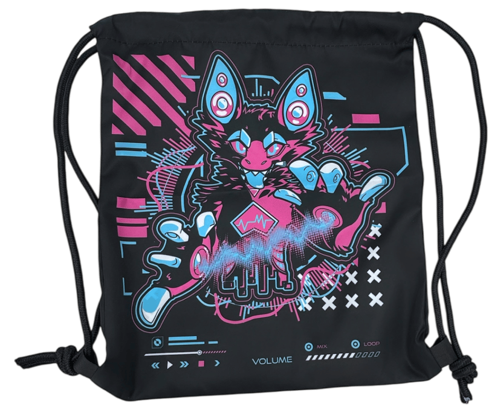 Ampwave Mini Deluxe Drawstring Bag | CorgiBeans