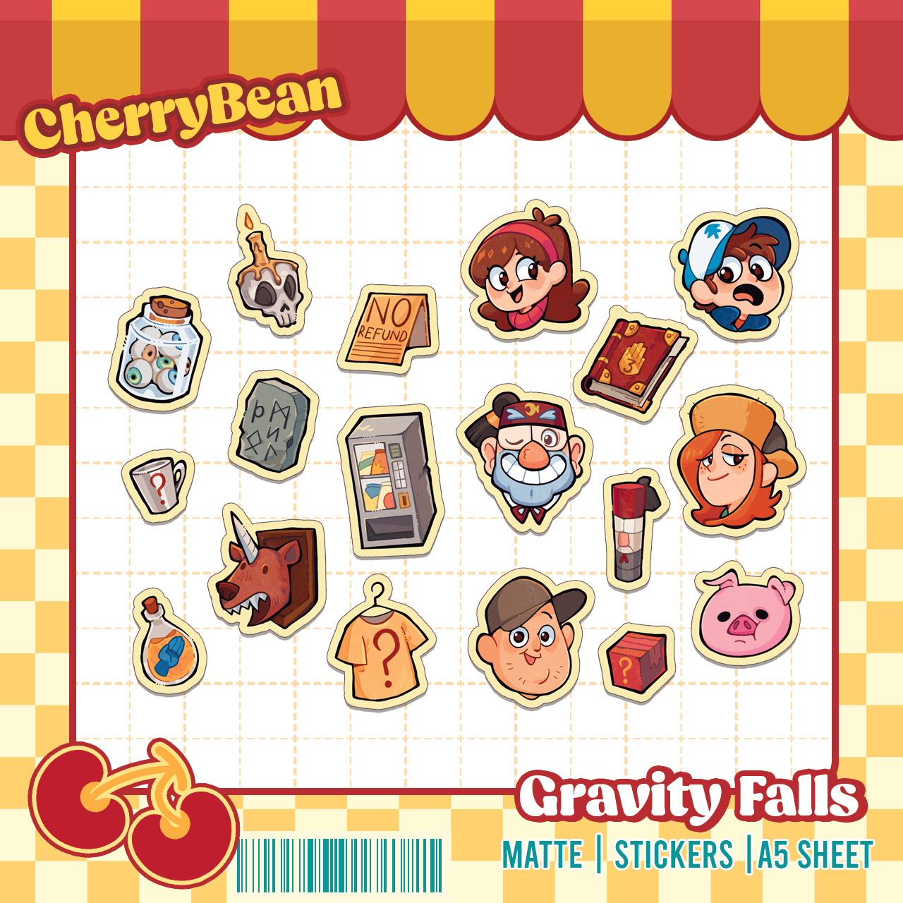Stickers | Cherry Bean