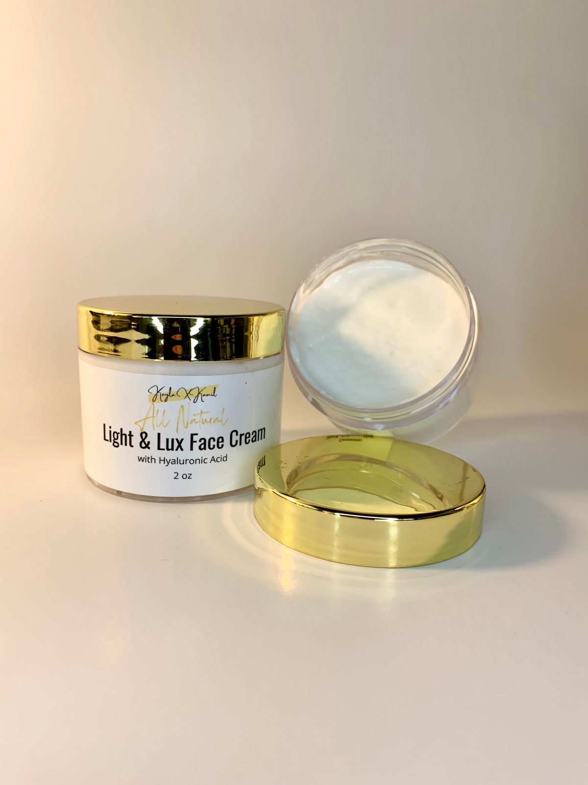 Light & Lux Face Cream with Hyaluronic Acid | Kayla X Kamil