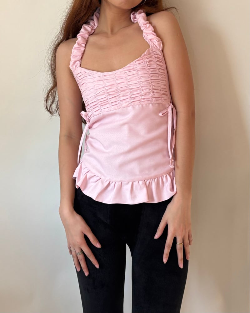Tutu Scrunchie Top in Baby Pink (Pre-order) | HEURE 1:41