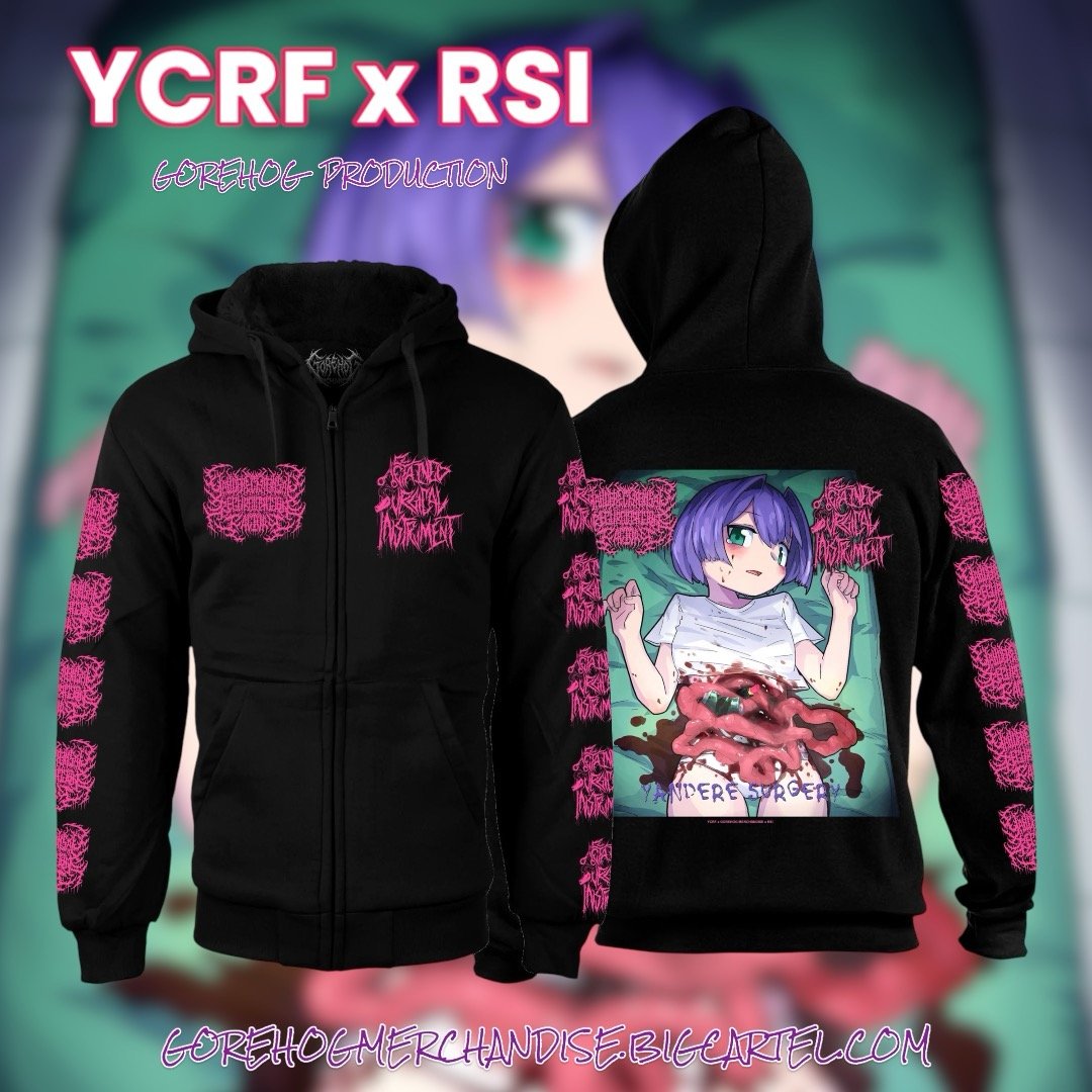 YCRF x RSI - ZIP UP HOODIE | Gorehog Merchandise