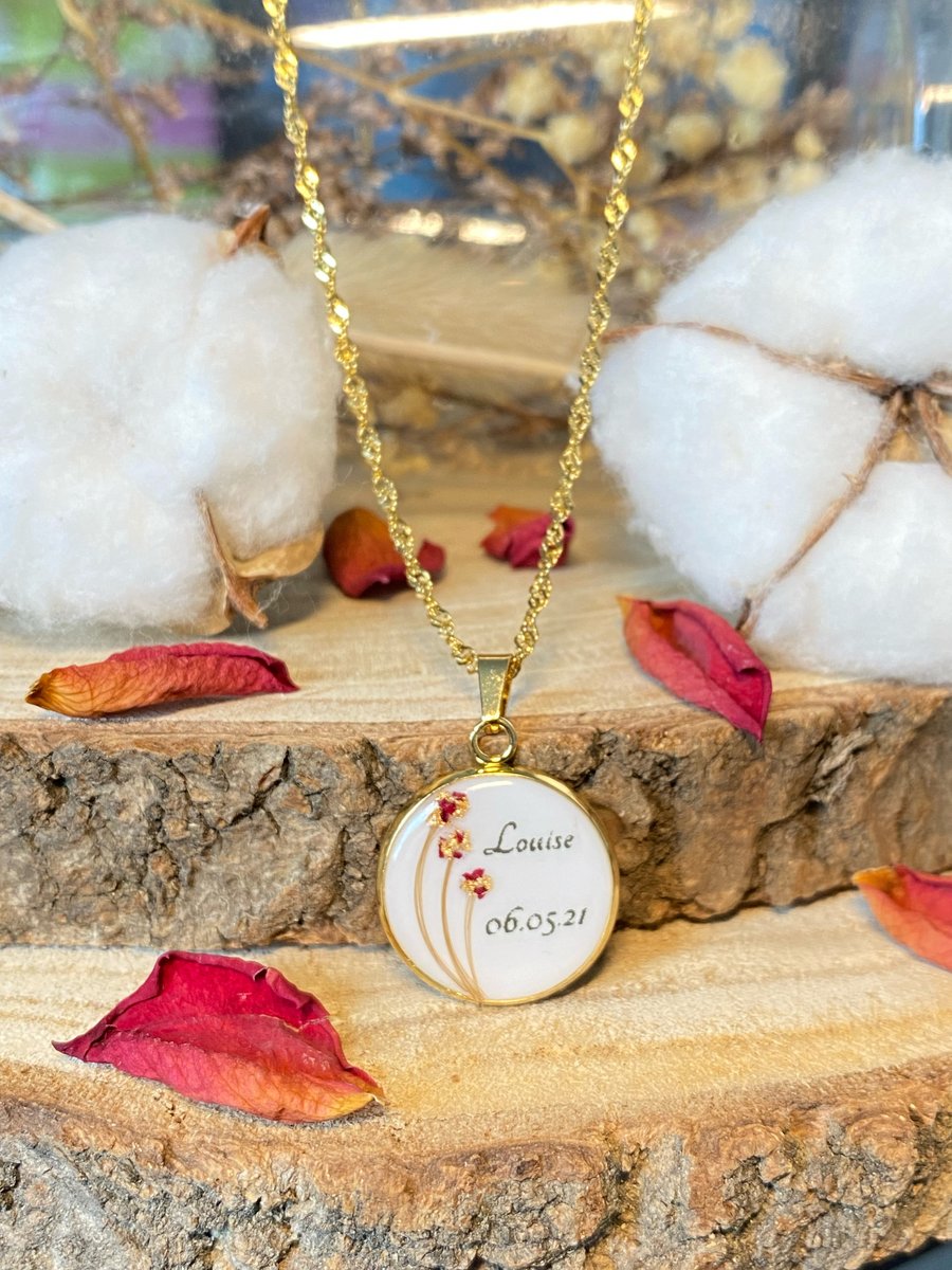 Collier Louise | Mon Or Blanc - Bijoux au lait maternel