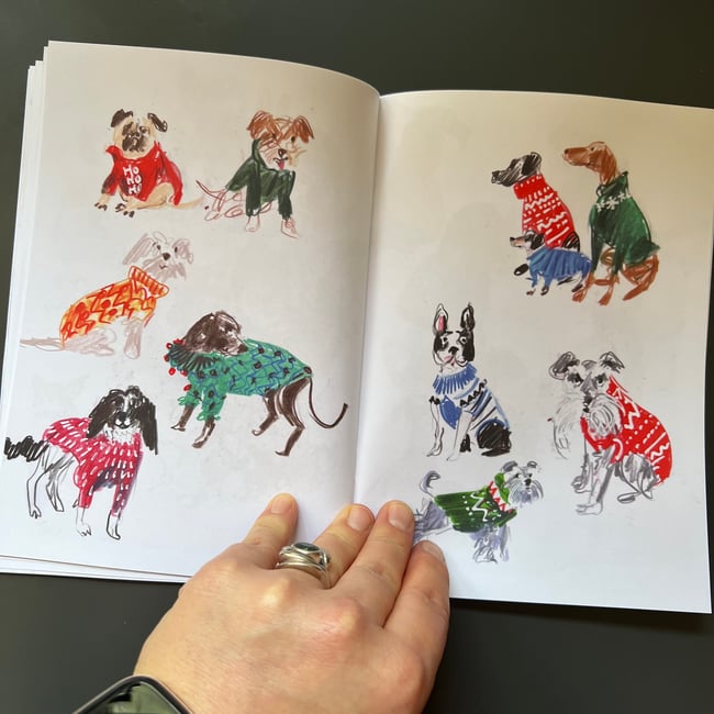 Sketchbook Dogs! - Sketchbook Zine | Jenny Bloomfield Illustration