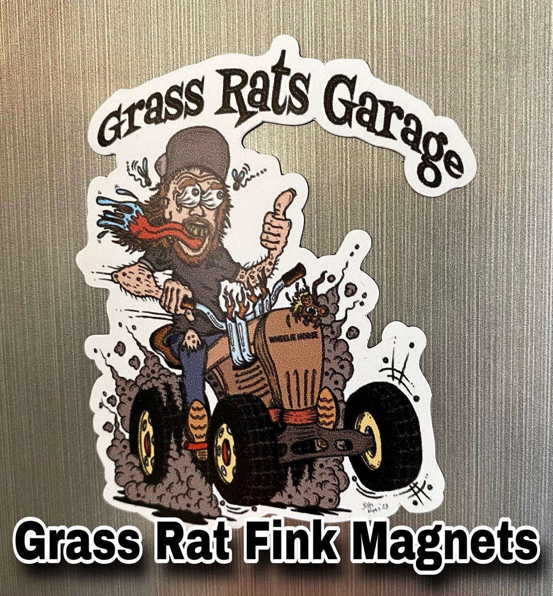 Grass Rat Fink Magnets!! | Taryl Fixes All - Taryl Apparel - Shipping ...