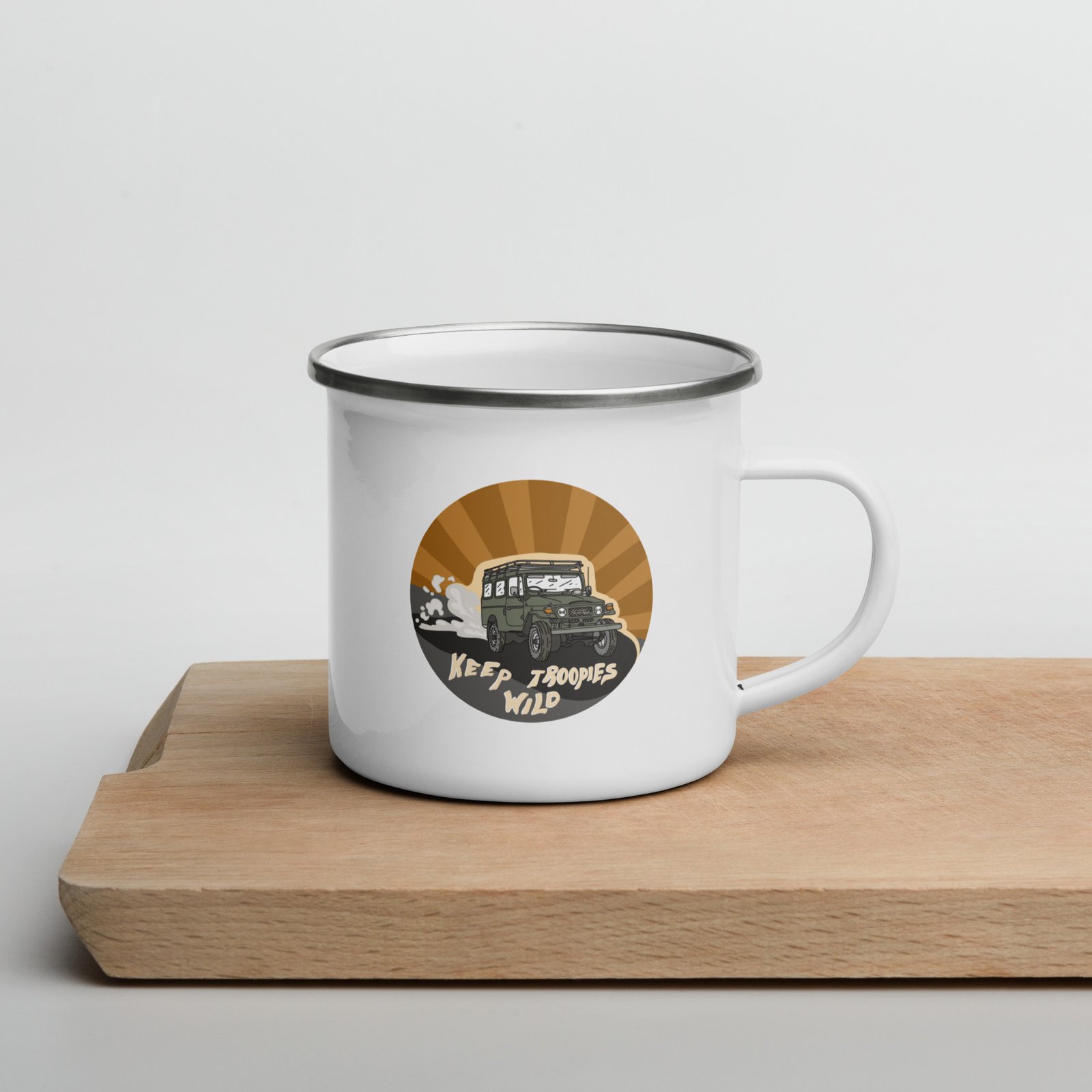 Keep Troopies Wild 40 Series Troopy Enamel Mug | Troopy Gear