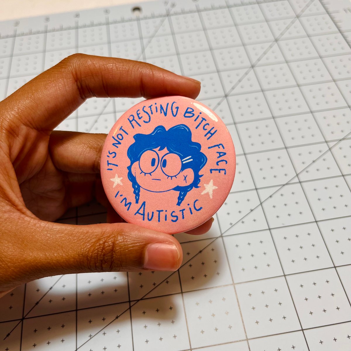 Autism Button | Bre's Tiny Print Shop