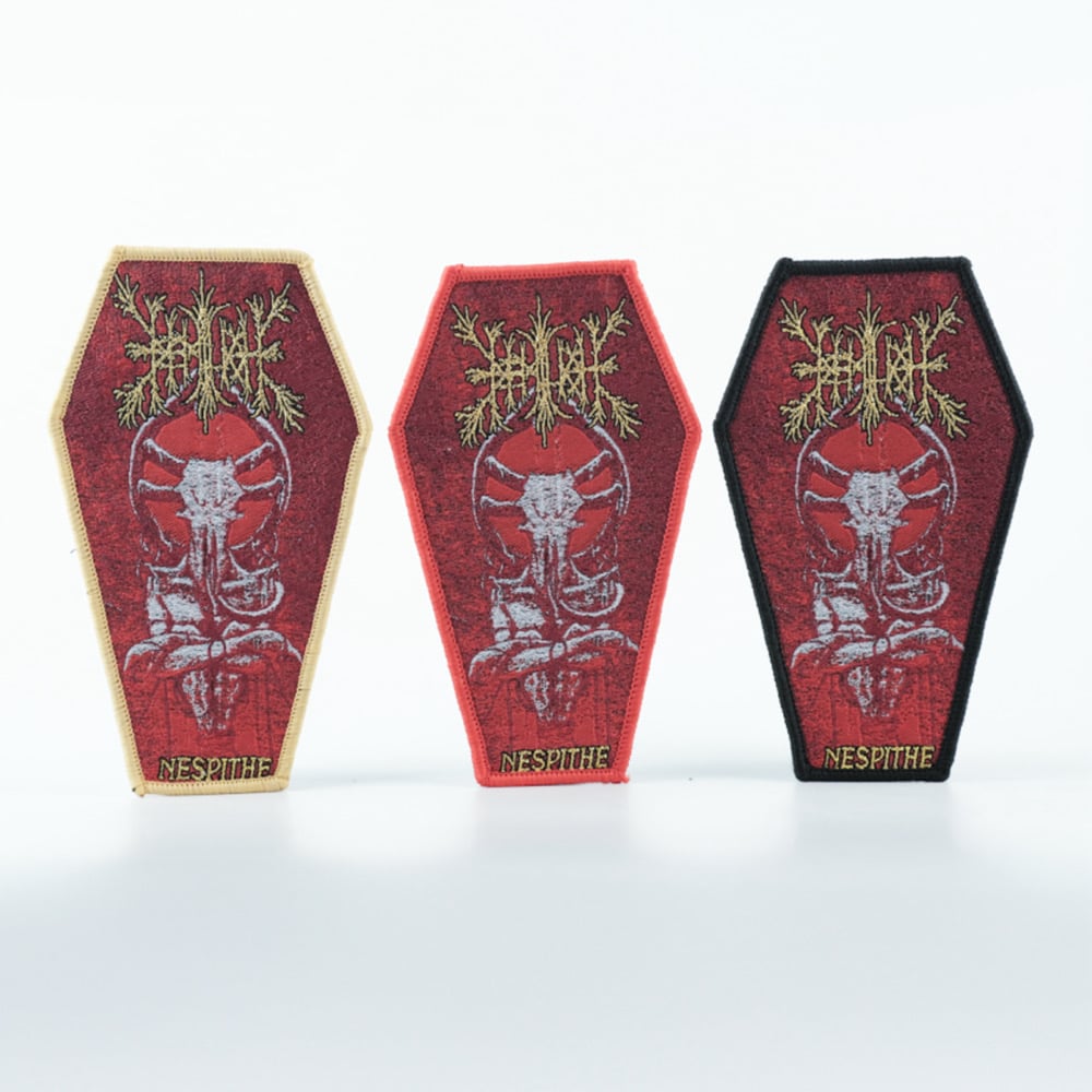 Ddemilich - Nespithe "NEWER" Art Woven Patch | Armed With Hammers ...