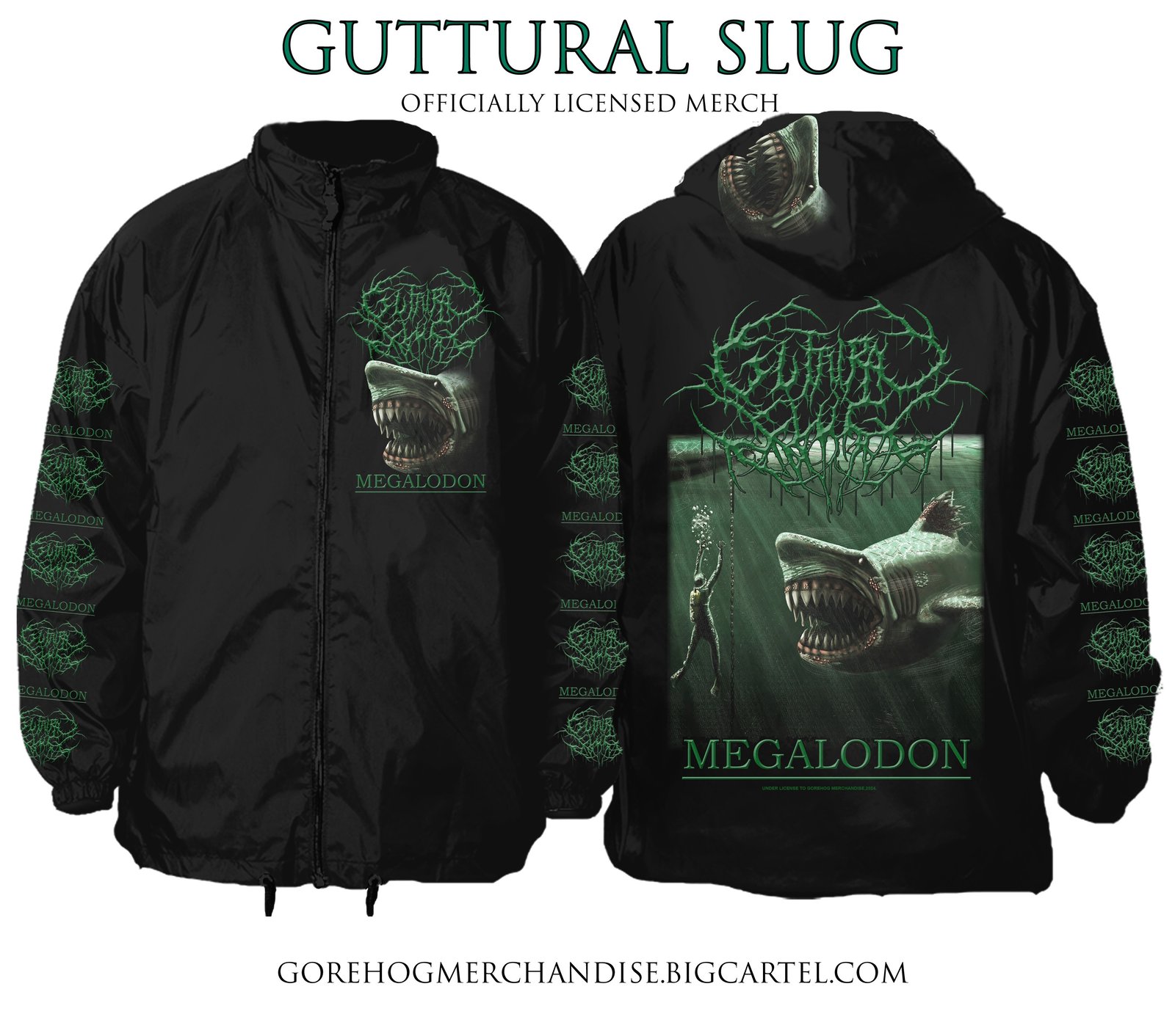 Guttural Slug - Windbreaker | Gorehog Merchandise