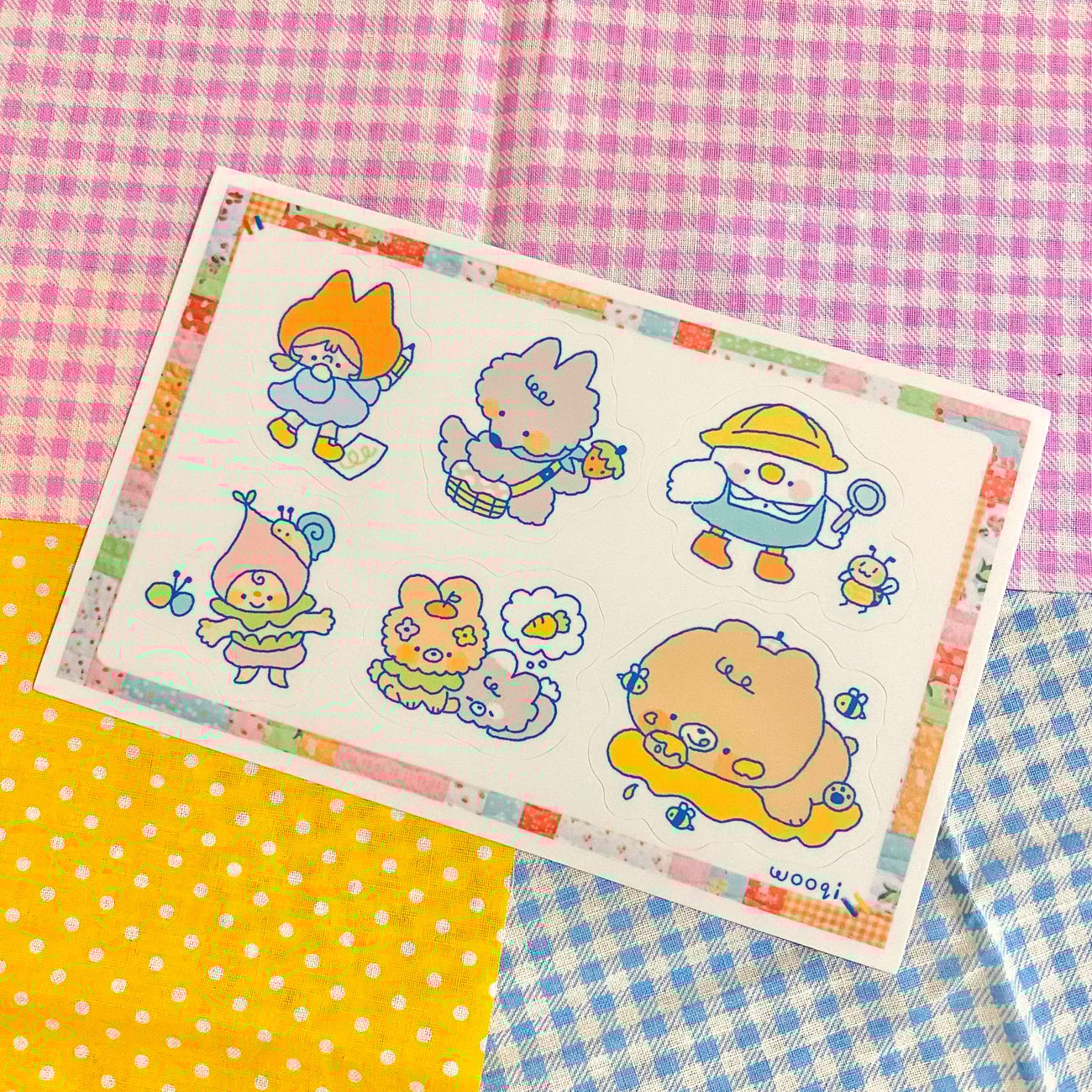 Woodland Friends - Sticker Sheet | wooqiart