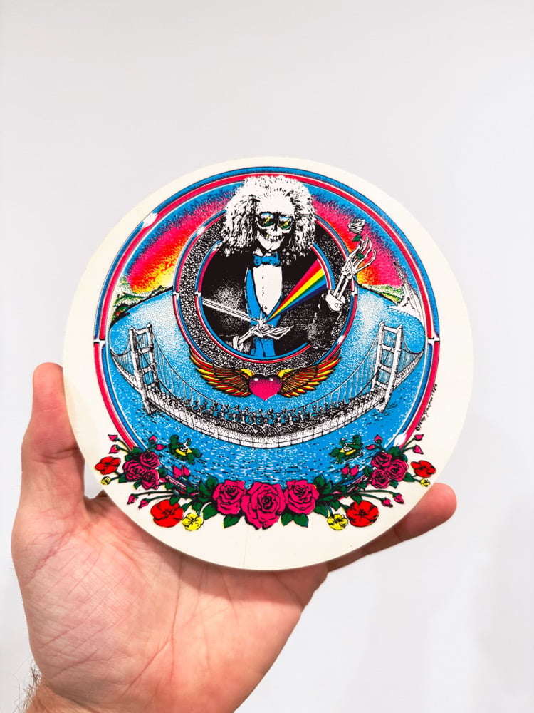 Jerry Jaspar 1986 Laughing Jack 6" Sticker | Primarily Dead