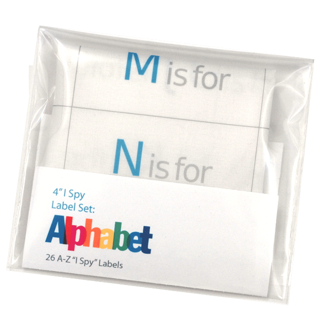 4" I Spy Labels: Alphabet Set / crafterhours