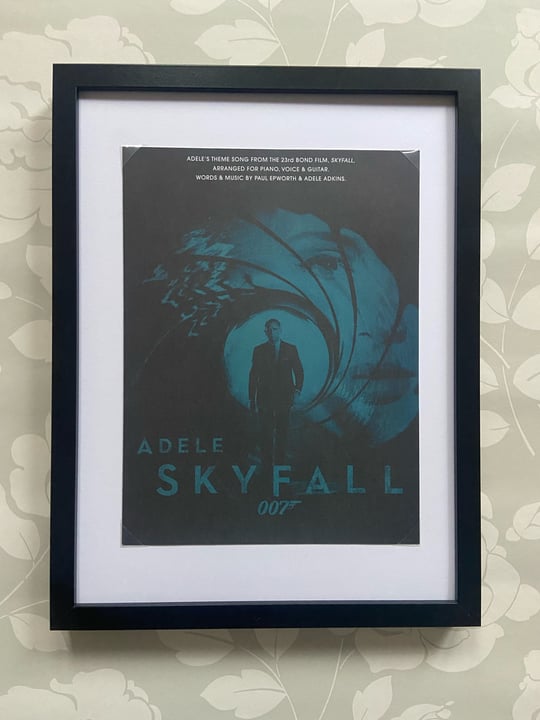 Framed Vintage Sheet Music | Lorna Kyle