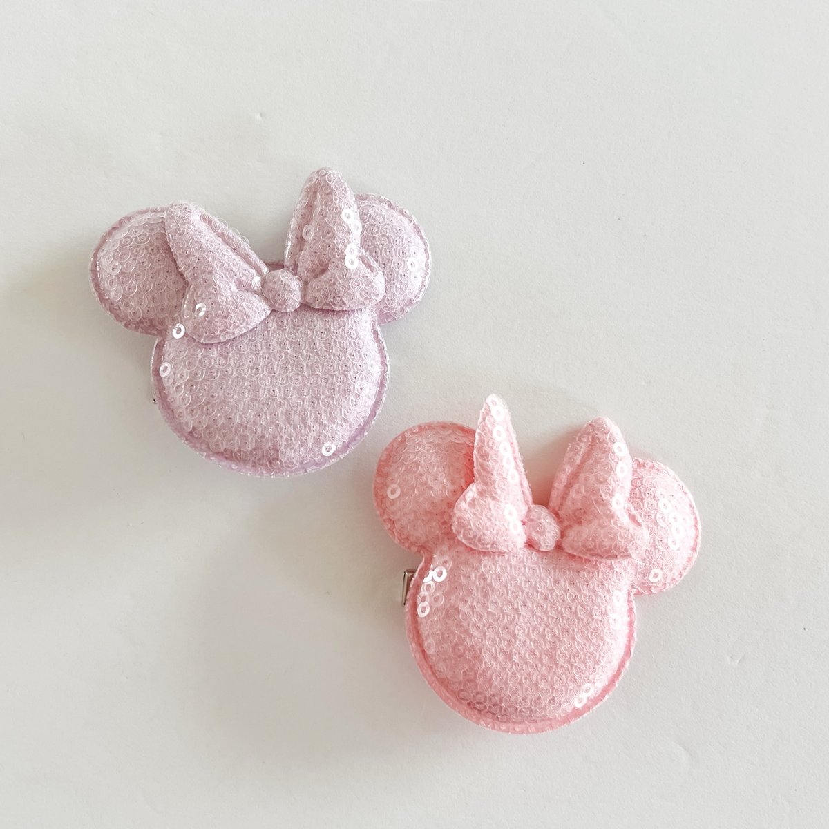 the daydream republic — Sequin Bow Mouse Hair Clips