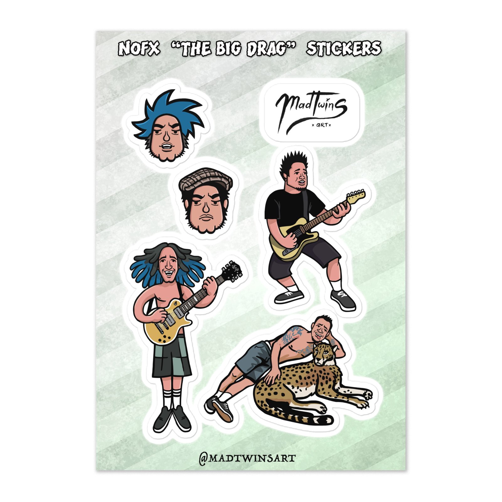 BIG DRAG Sticker sheet | Madtwinsart