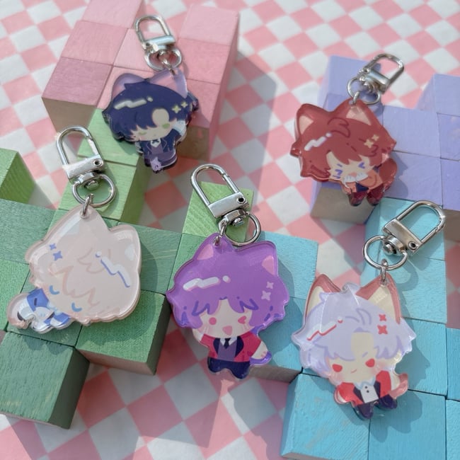Love And Deepspace Mini Phone Charms | Wheatloaves