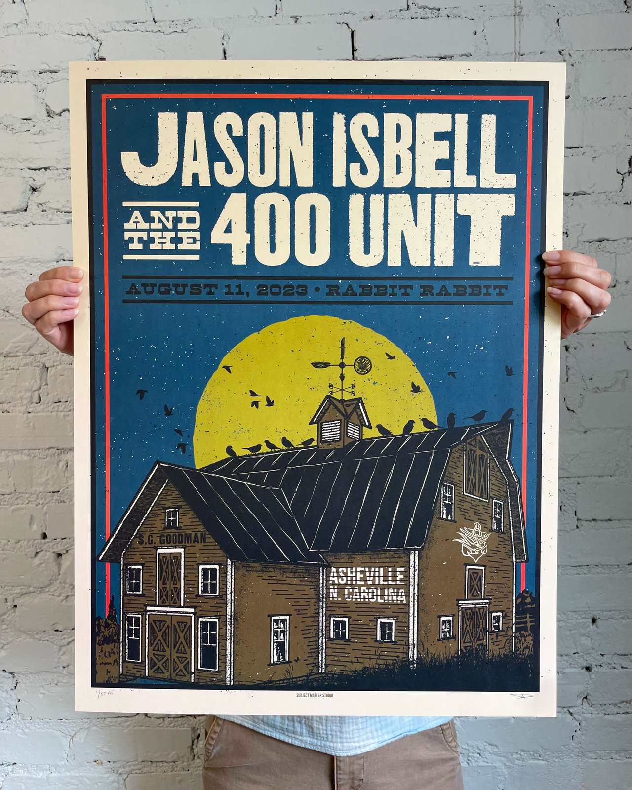 Jason Isbell and the 400 Unit - Asheville | Subject Matter Studio