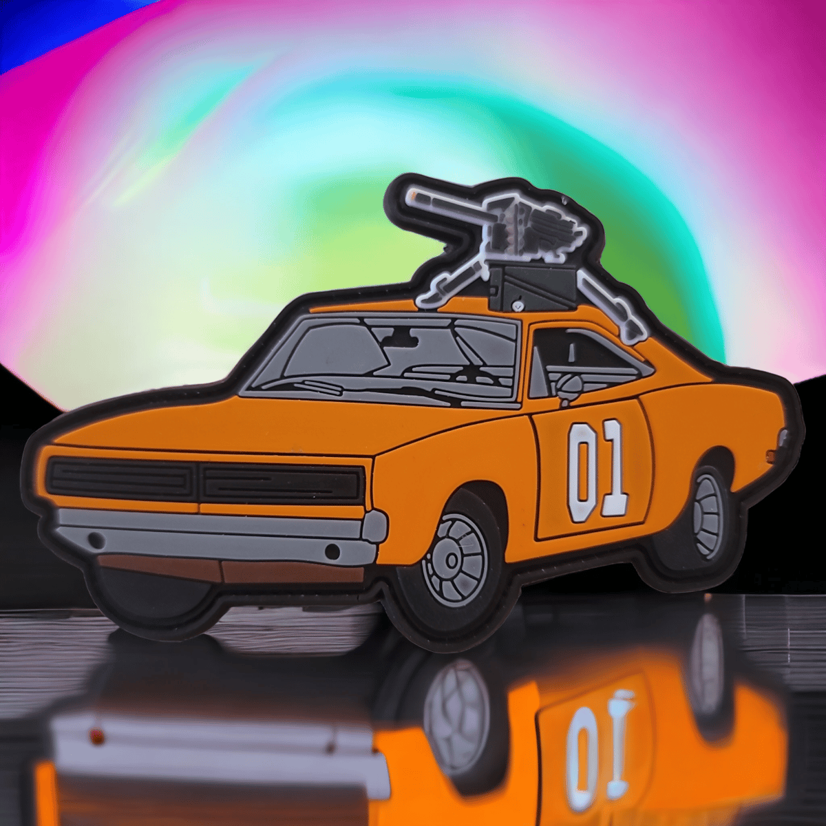 Orange Car Technical Patch | Gun Slaps