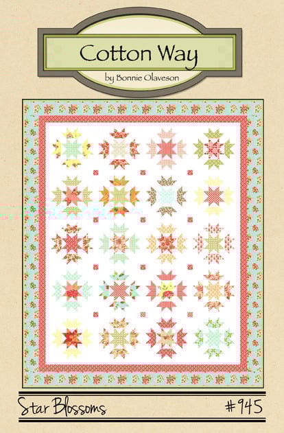 Cotton Way — Star Blossoms - PDF Pattern #945