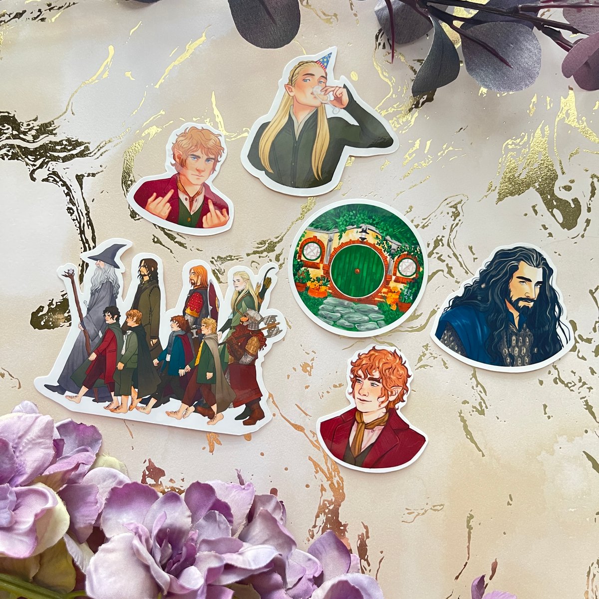 tolkien stickers | nox arcana art