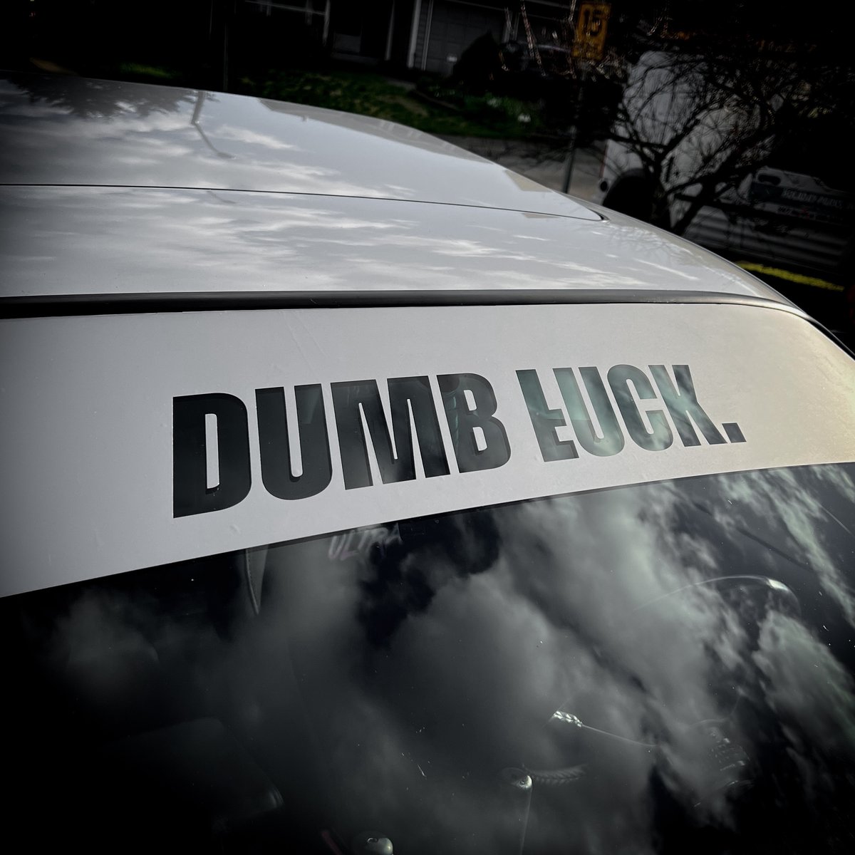 Dumb Łuck [Sun strip banner] | CLEANISH®