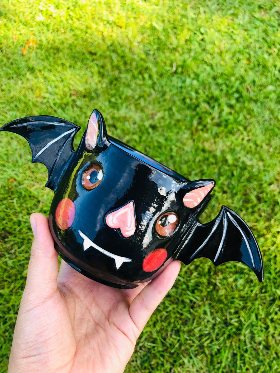 Bat Mug | Cute and Clay