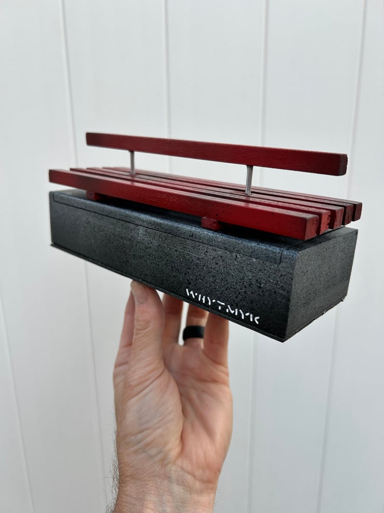 Double Bench Box | WhytMyk Concrete