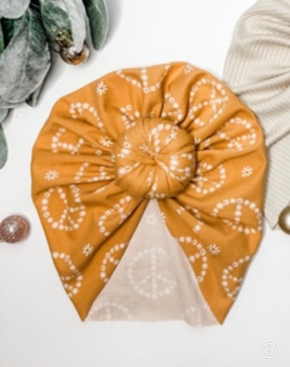 Peace Sign Turban | Baby Love Knots