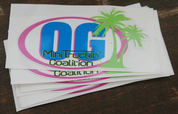 OgMinitruckinCoalition — 3x4 Small Oval OG Sticker