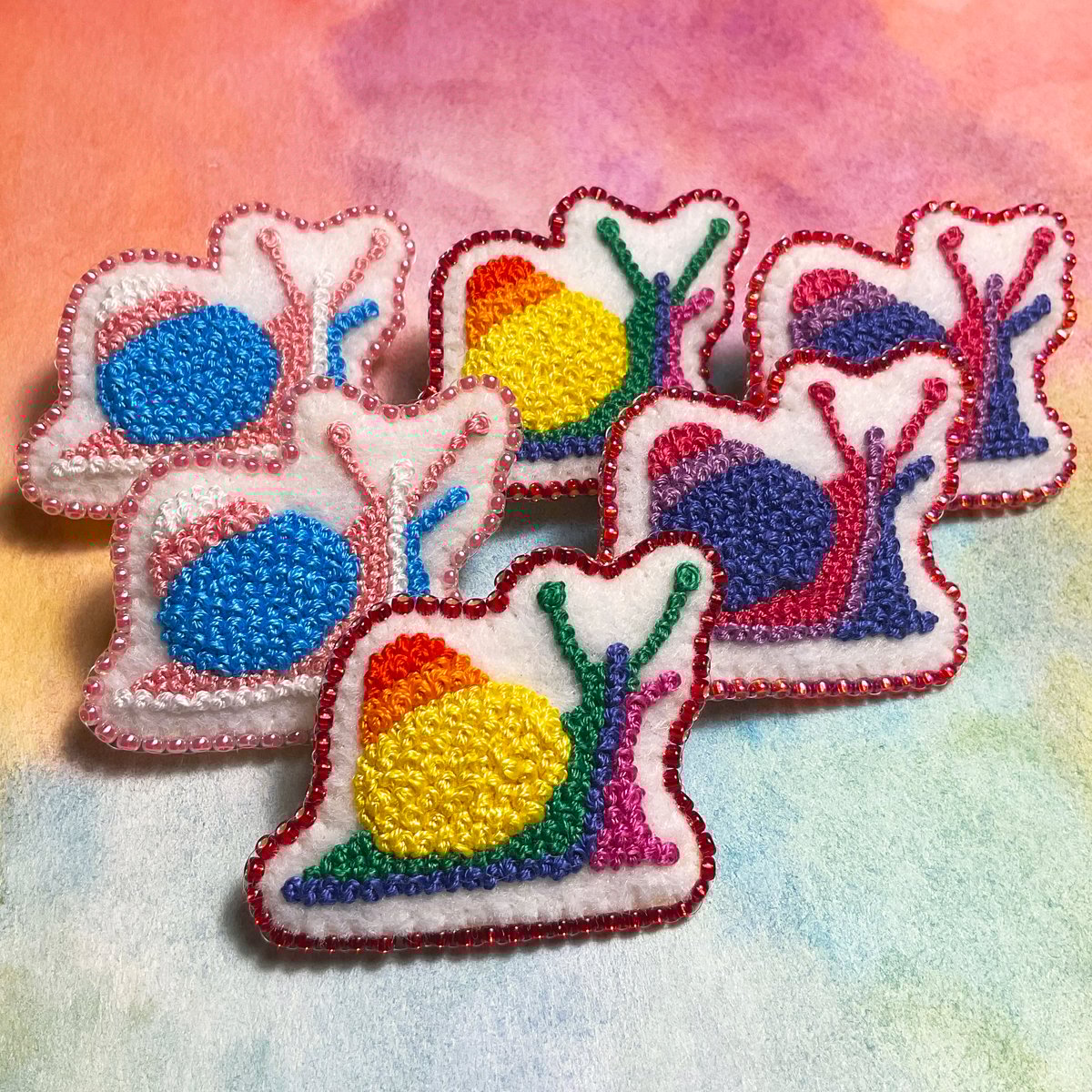 Embroidered Pins | KaeGavinArt