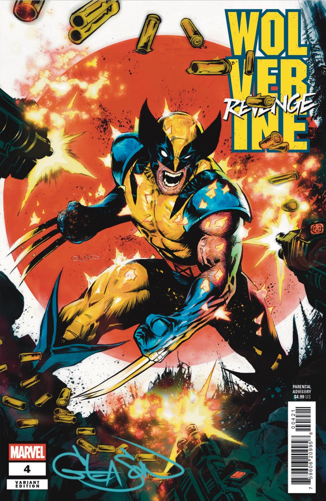 WOLVERINE REVENGE GLEASON VARIANT SIGNED W/COA | The PAT GLEASON Shop