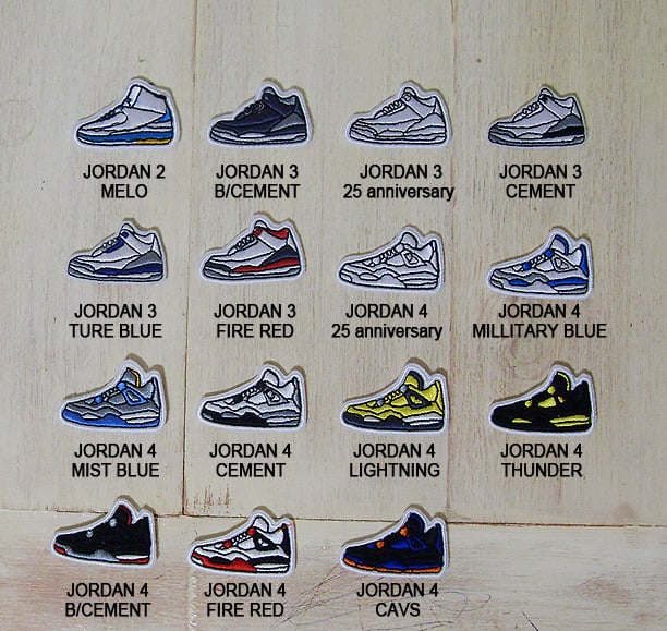 air jordan patches 1 ~ 4 seires | 23patch.com