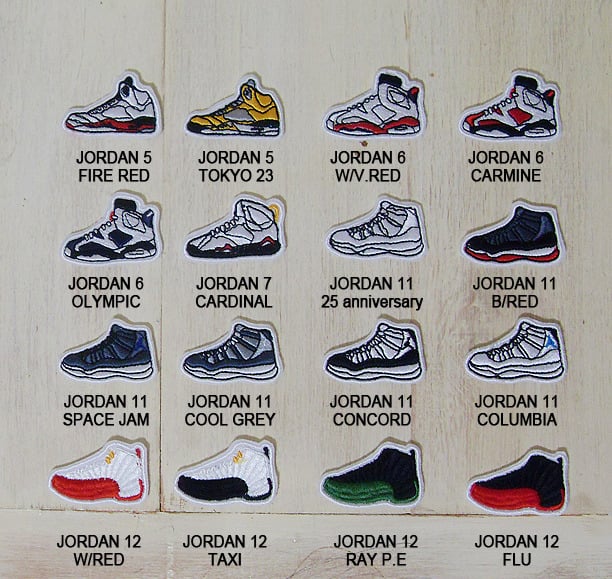 jordan patches 5 ~ 12 seires | 23patch.com