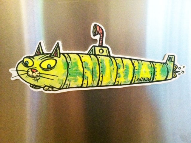 Subcat Magnet (Green) | R. Land