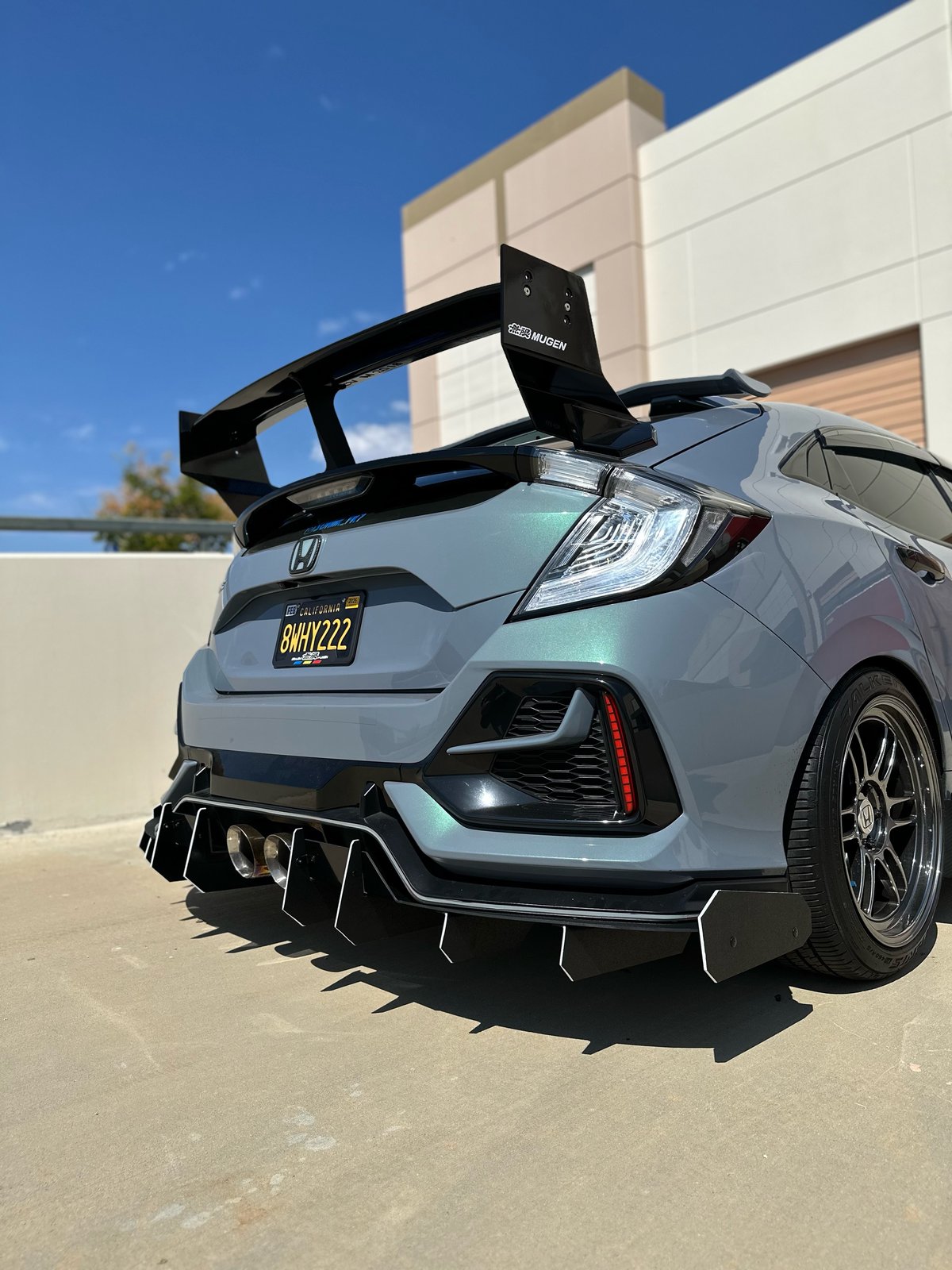 DownForceSolutions — 2016-2021 Honda Civic Sport “V3” rear diffuser