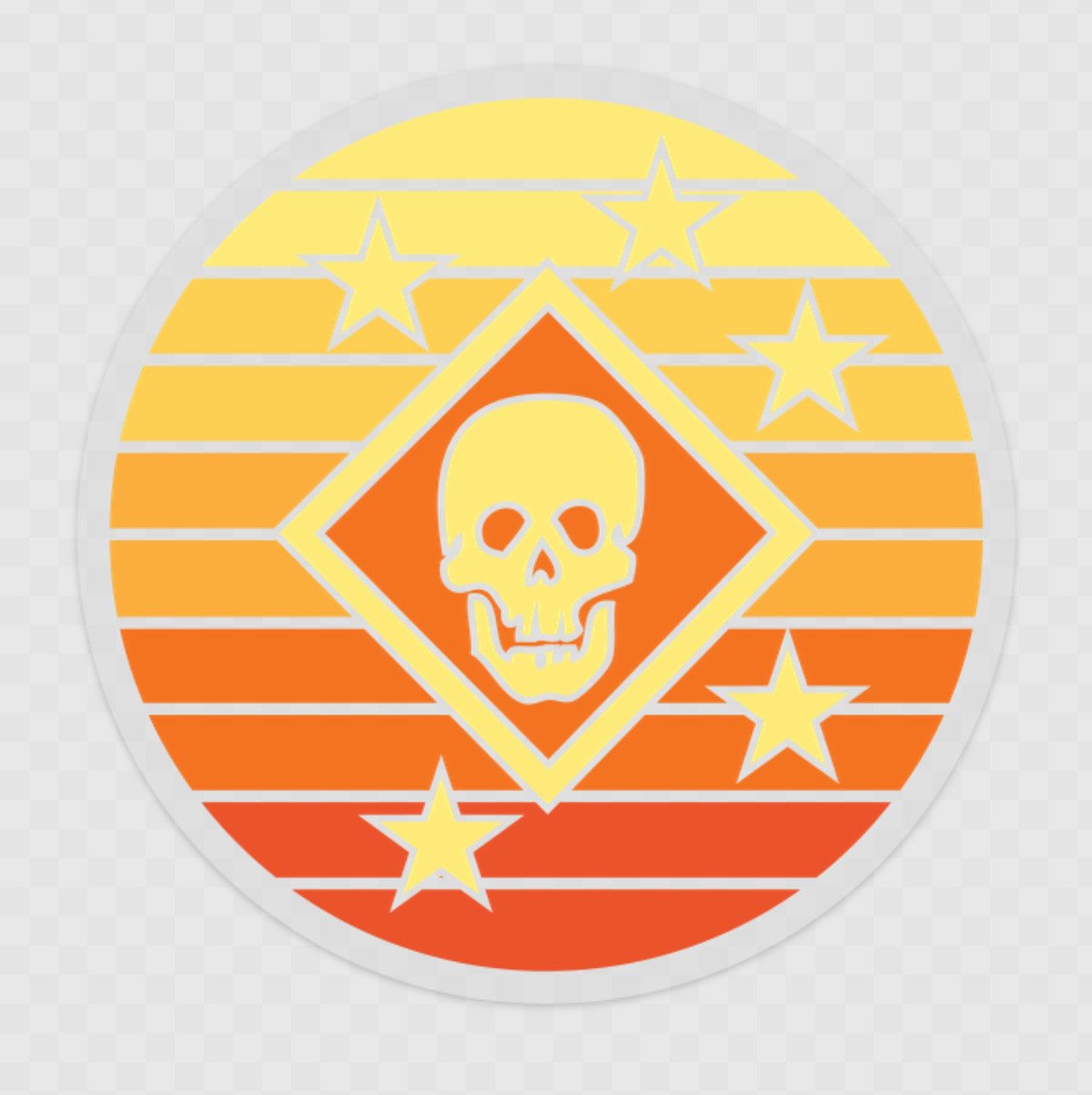 LG Raid Sun Clear Back Decal | Paid To Raid