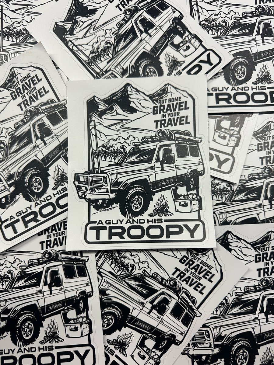 Stickers - New Design | A Guy and his Troopy