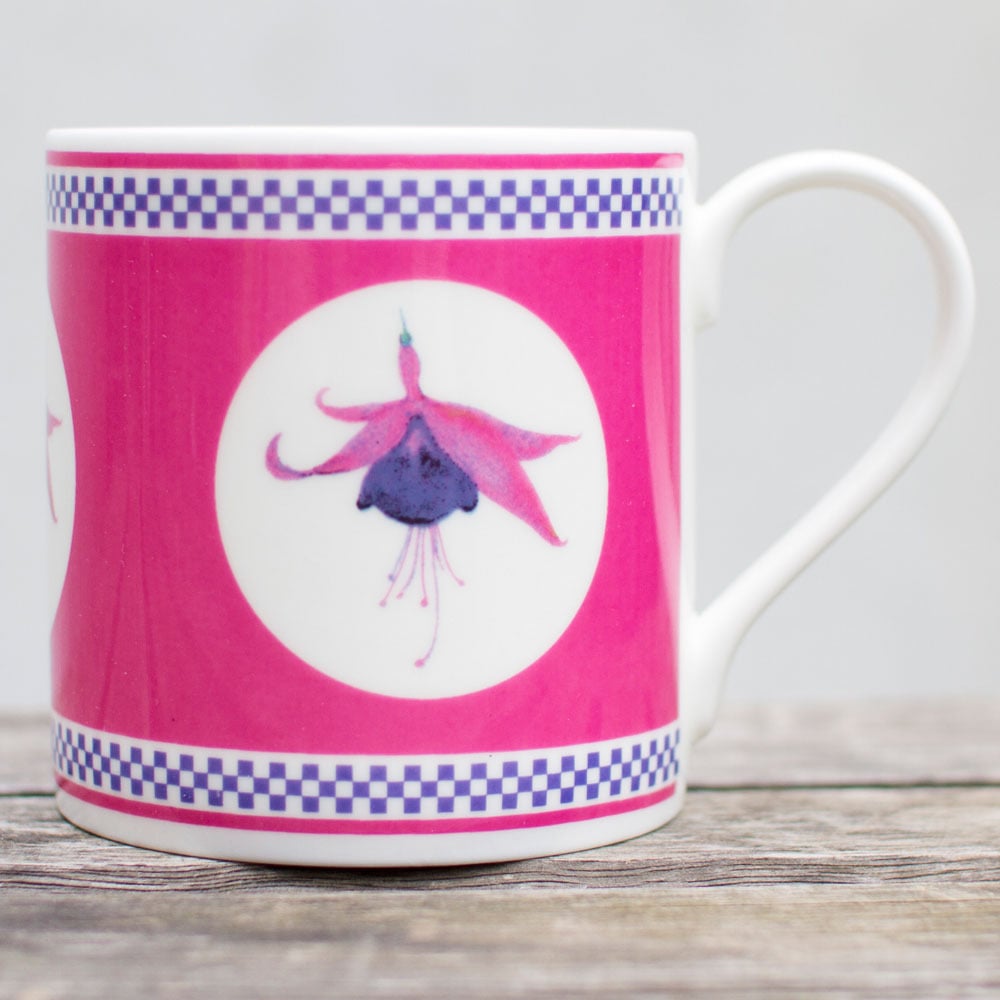 Pink Fuchsia Mug | Bee & Tea