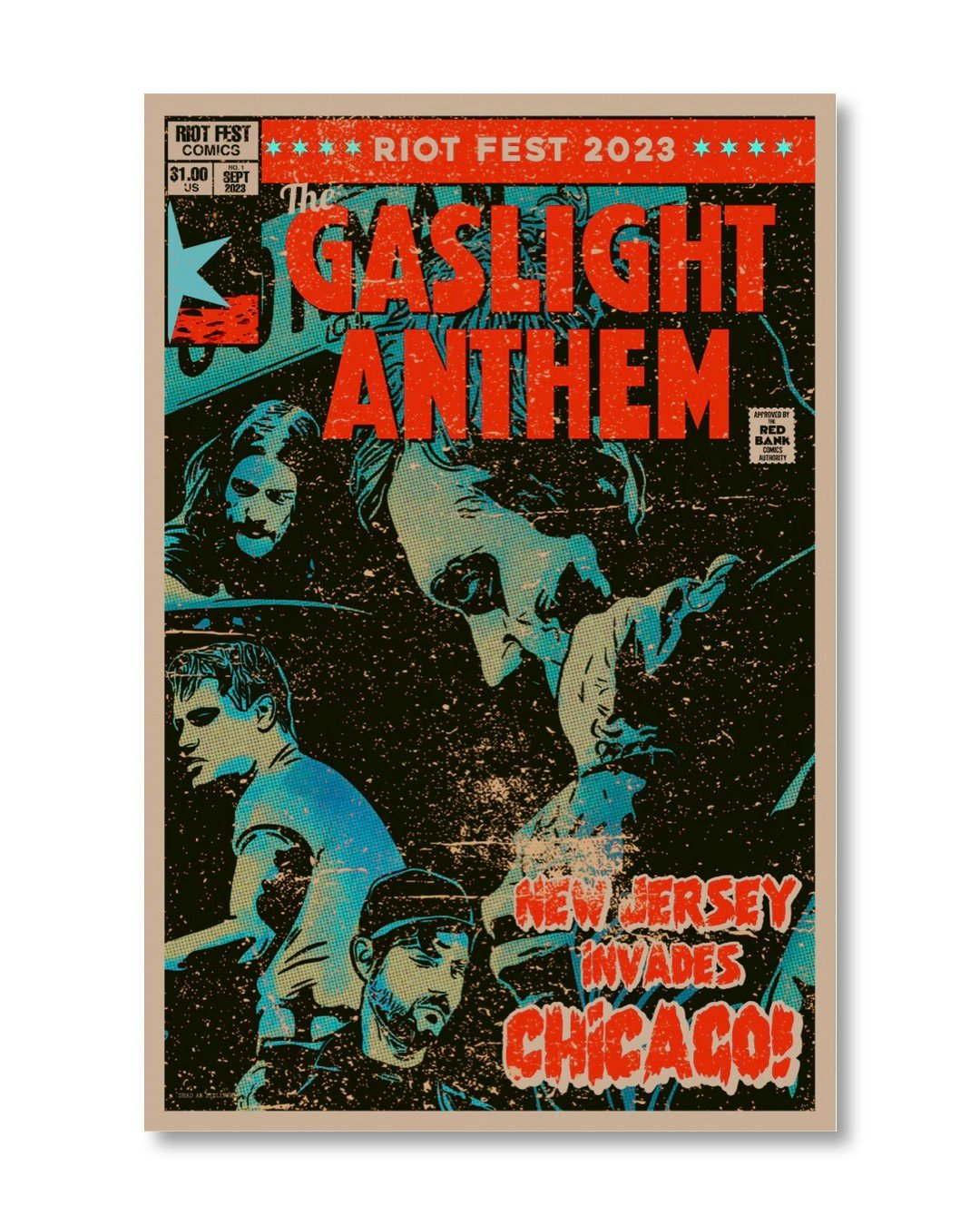 Gaslight Anthem “Atlantic City” | Dillinger Prints