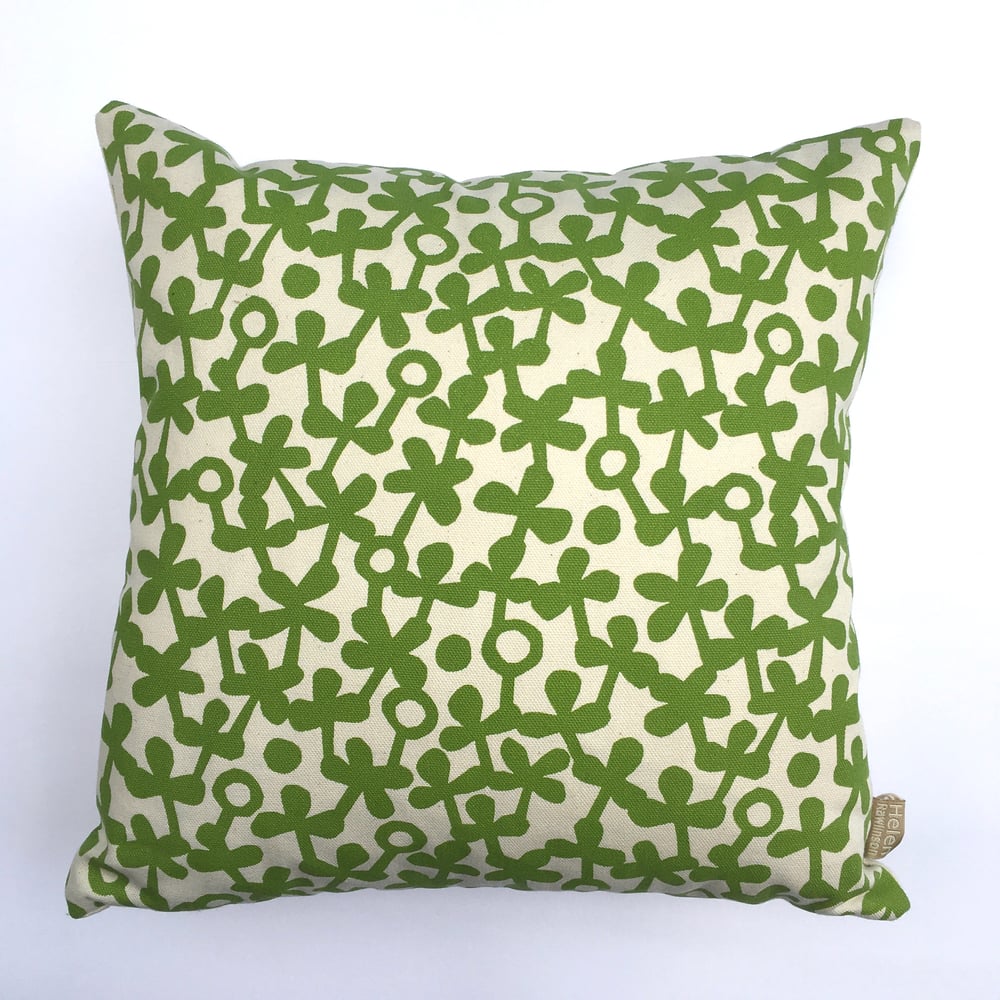 Small Square Clover Cushion | Helen Rawlinson Design