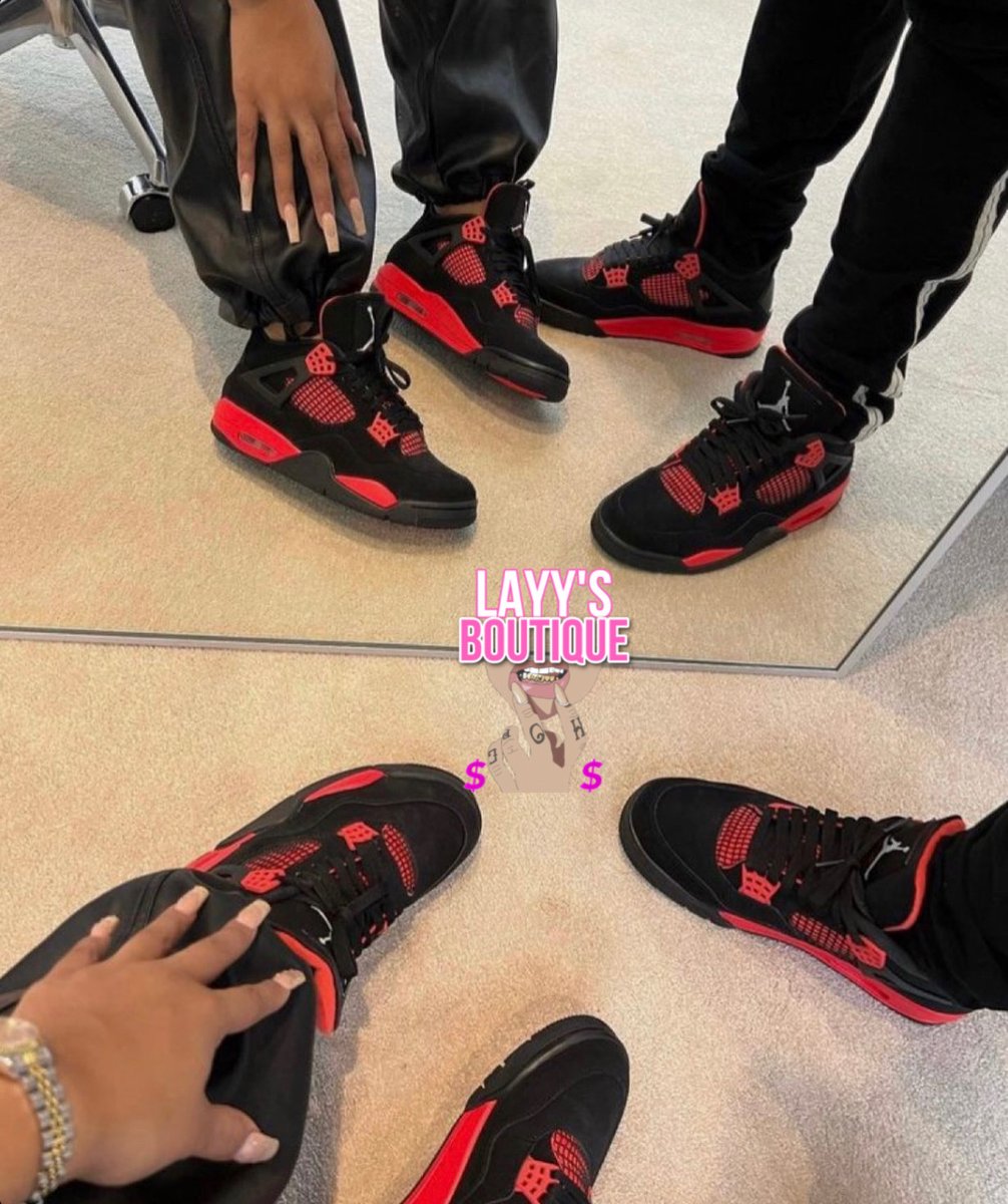 Jordan 4 Retro Red Thunder | Layys Closet