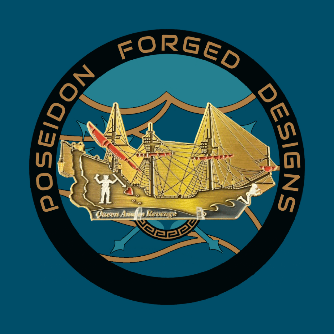 Gold Variant Queen Anne’s Revenge 1-25 | Poseidon Forged Designs