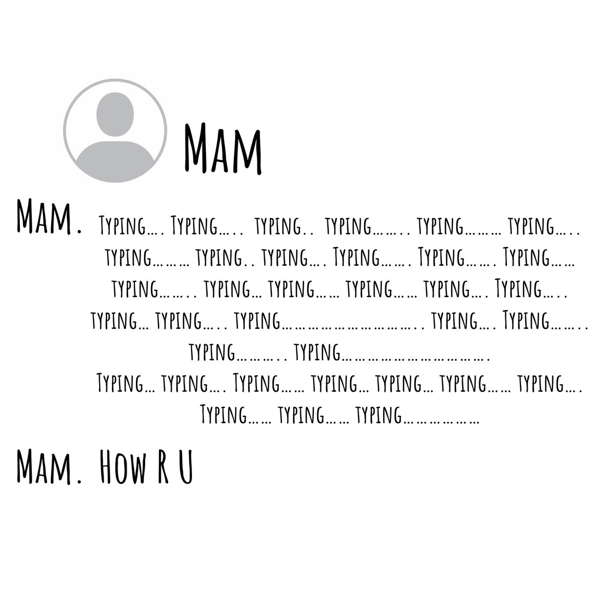 Mam Text Card | Dublin Card Company