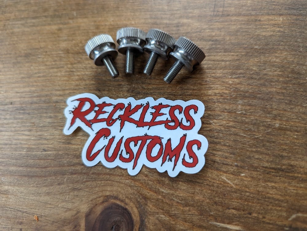 Ruckus Battery Box Thumbscrew Set - 2 Options | Reckless Customs