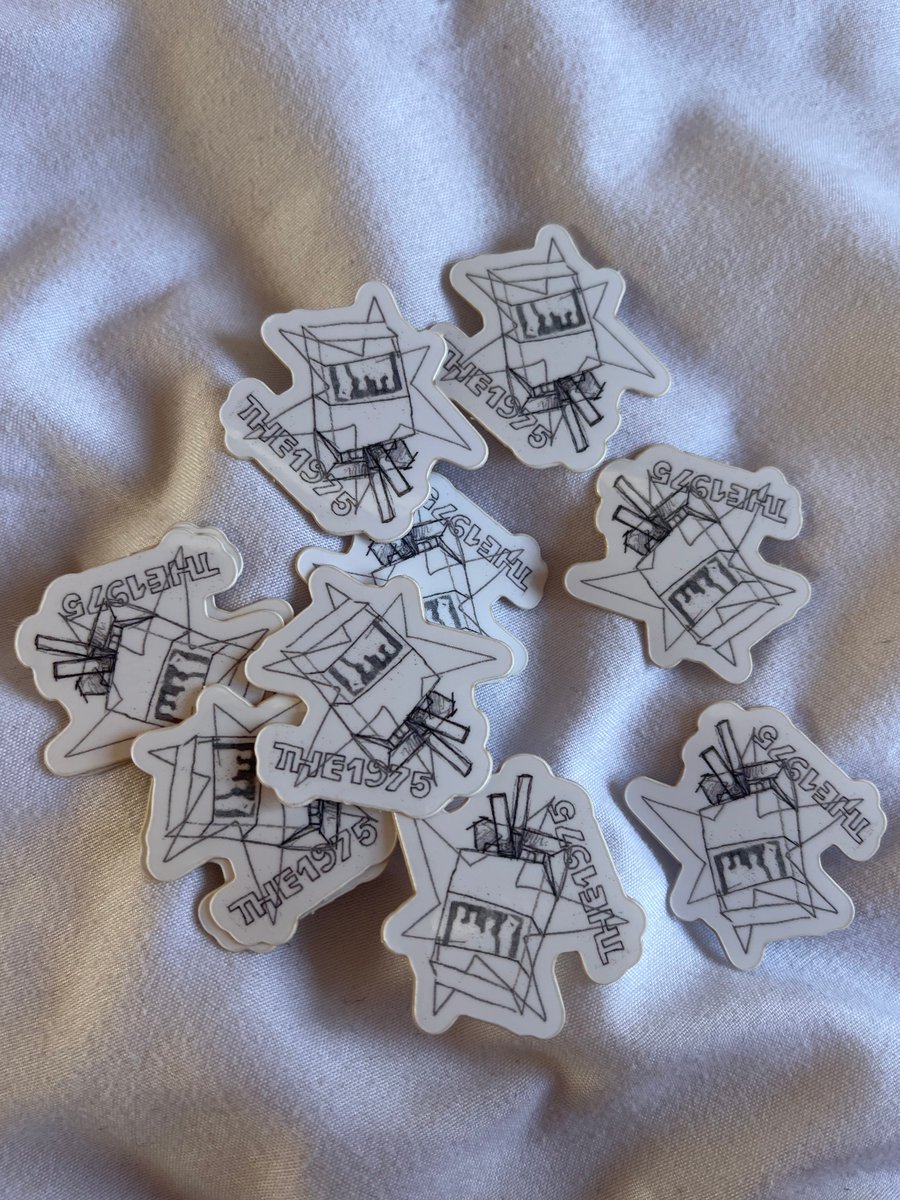 the 1975- mini stickers | luludrawww
