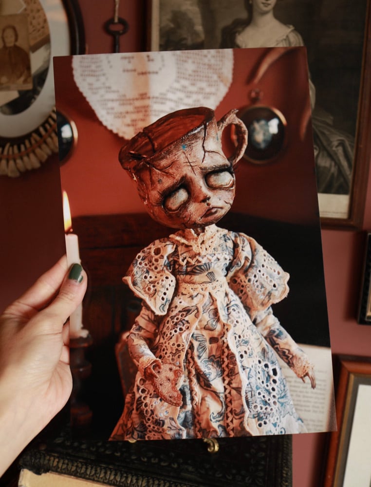 Pearl Grey Art Print | SoulsofBeldam